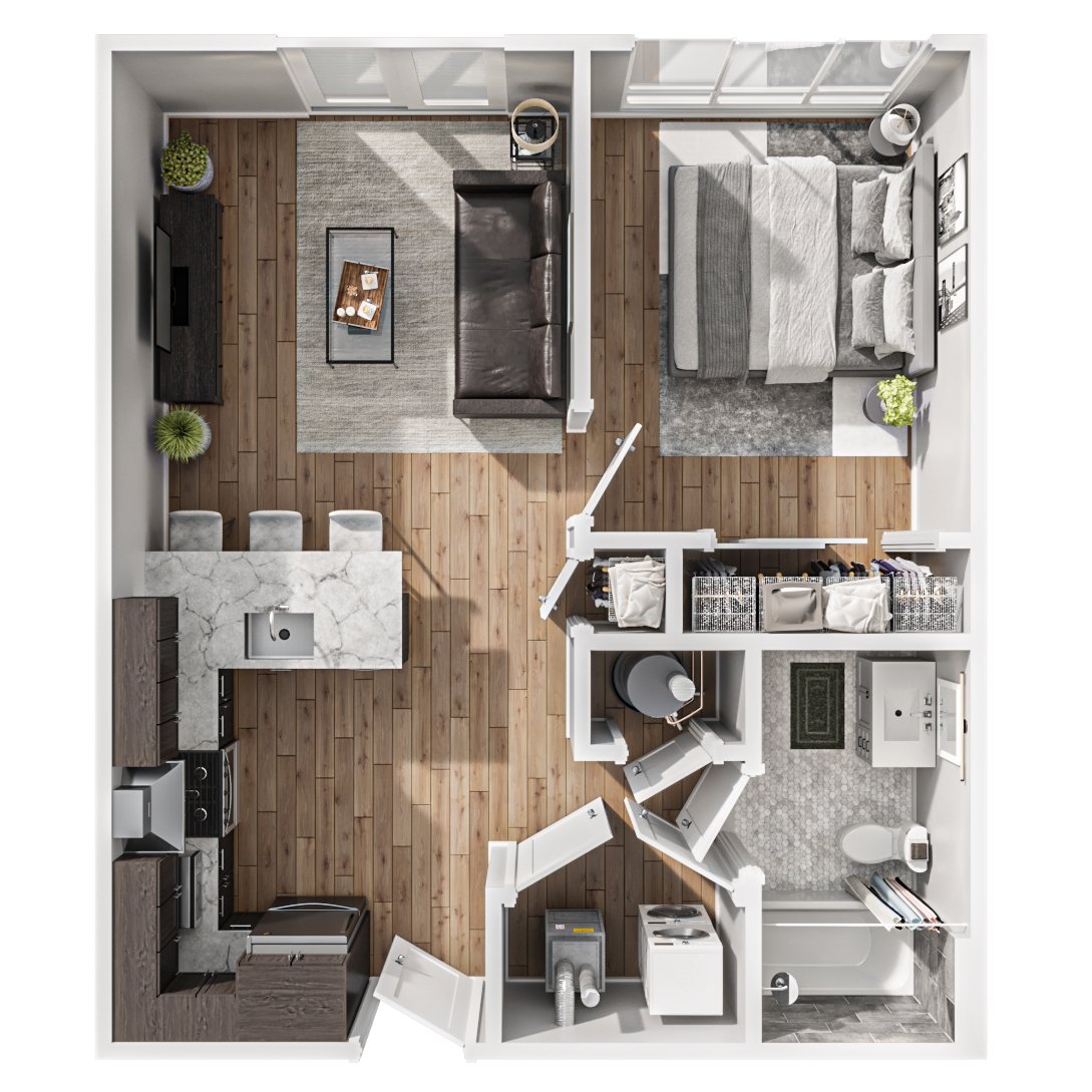 Rendered Floor Plan Services | Designblendz