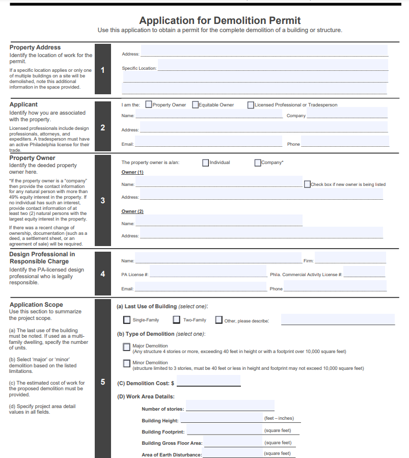 Zoning Permit for Complete Demolition: Explained